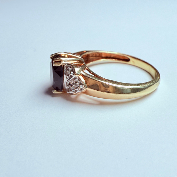 Jewelry | Estate 1k Yellow Gold 80 Ct Onyx Diamond Abraham David ...